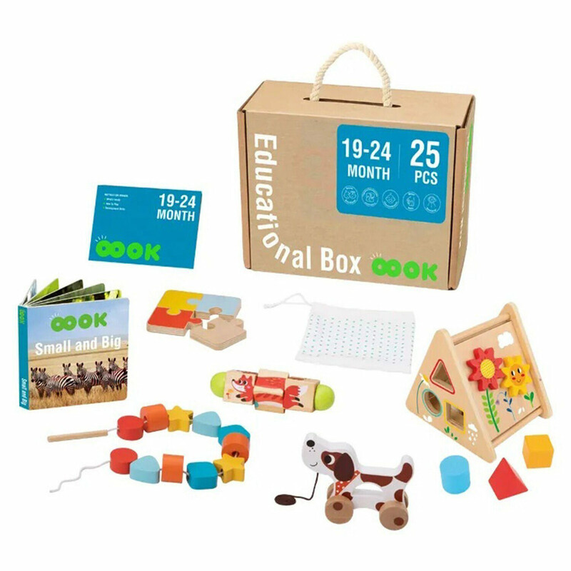 Tooky Toy Wooden Educational Box | Montessori Toddler Gift NZ – Kia Ora ...