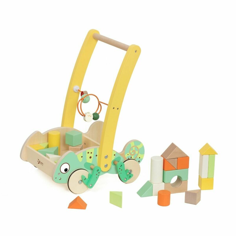 Classic World Wooden Baby Walker with Blocks • Kia Ora Baby