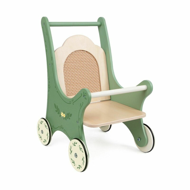 Classic World Vintage Doll Stroller Wooden Pretend Play Toy • Kia Ora Baby