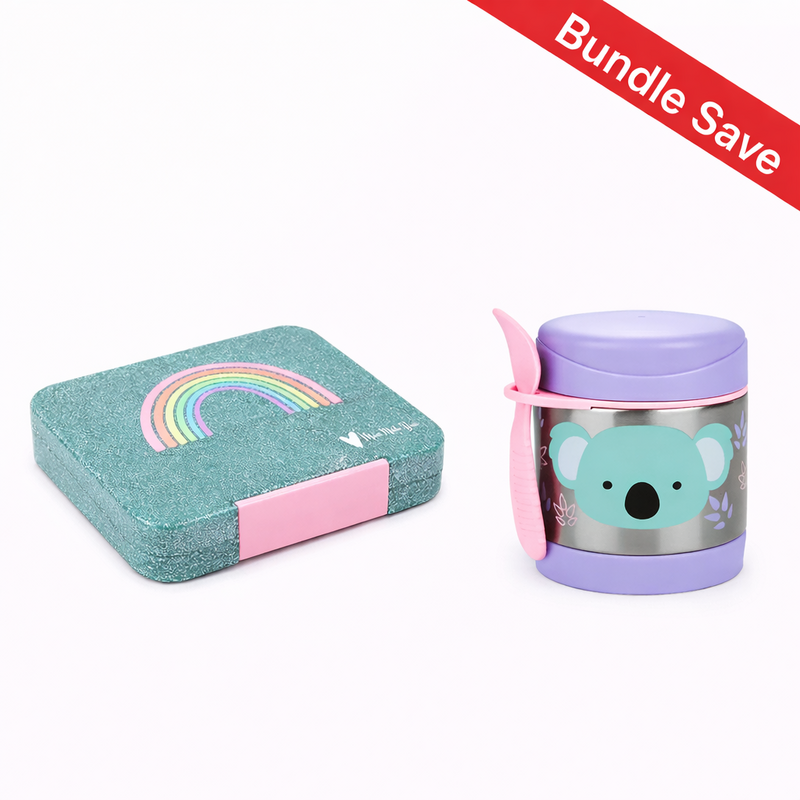 Skip Hop Insulated Food Jar & Mum Made Yum Bento Lunchbox Value Bundle ...